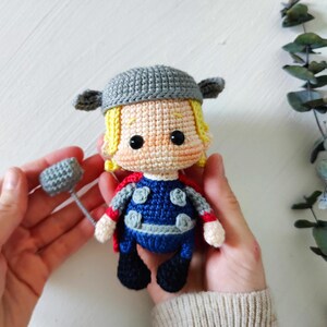 Amigurumi 5-in-1 Crochet Pattern_ Keychain Superhero Mini Dolls ...