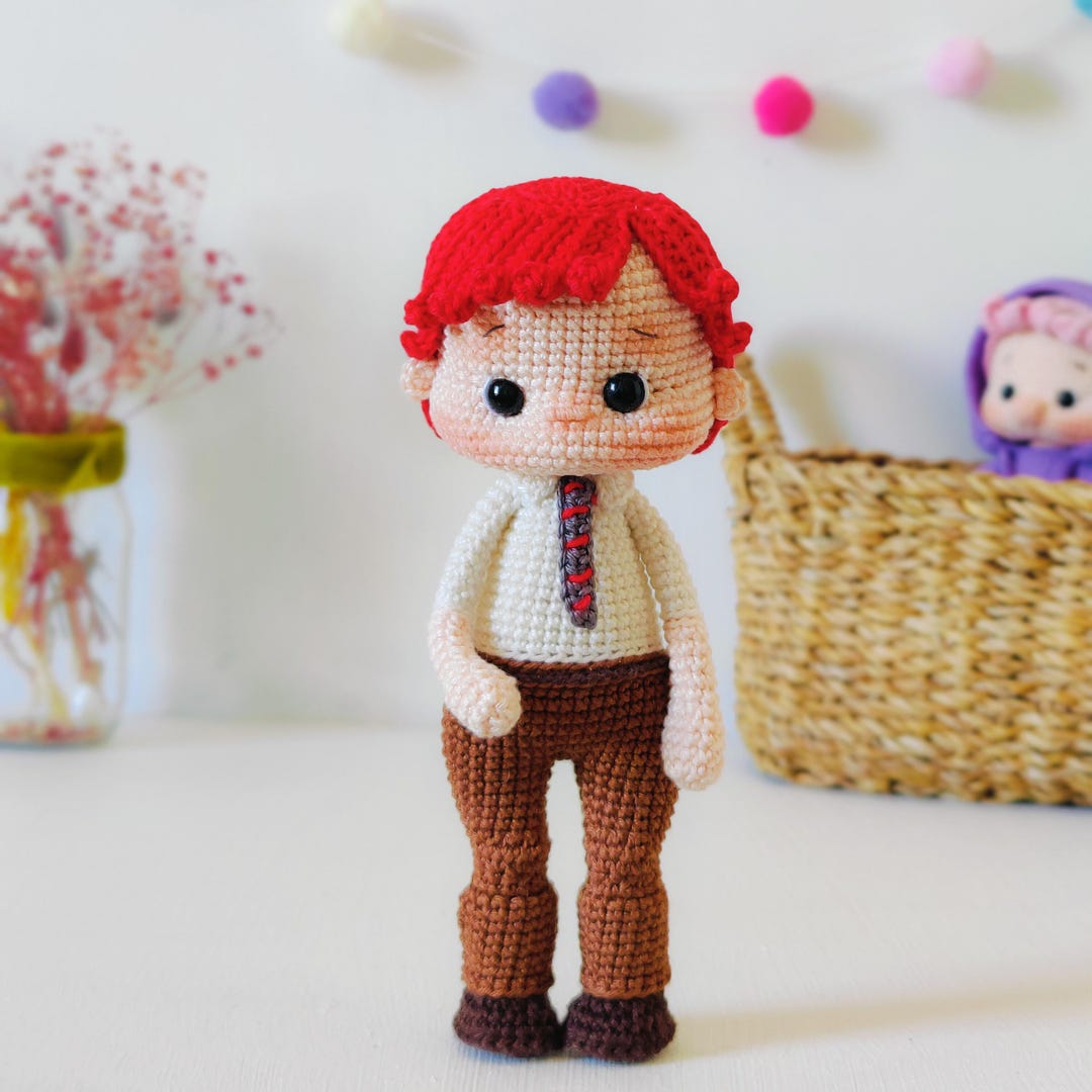 Amigurumi İnside Out Anger Doll English Pattern - Etsy