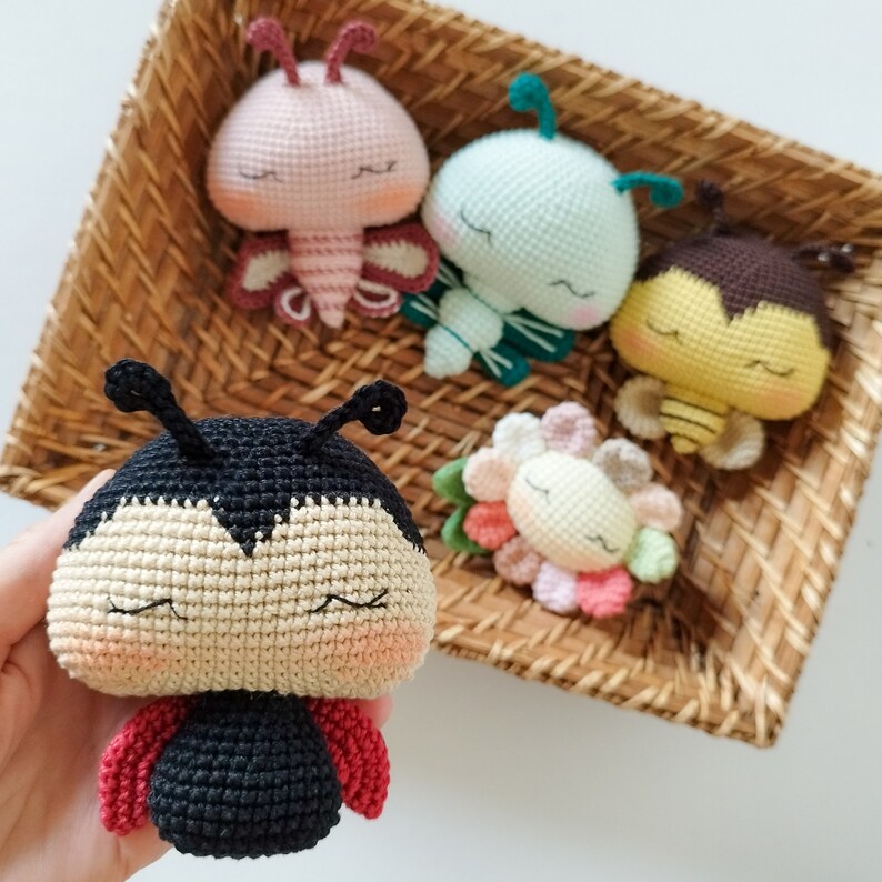 5 in 1/ Amigurumi Animals Five Pattern English Pattern - Etsy