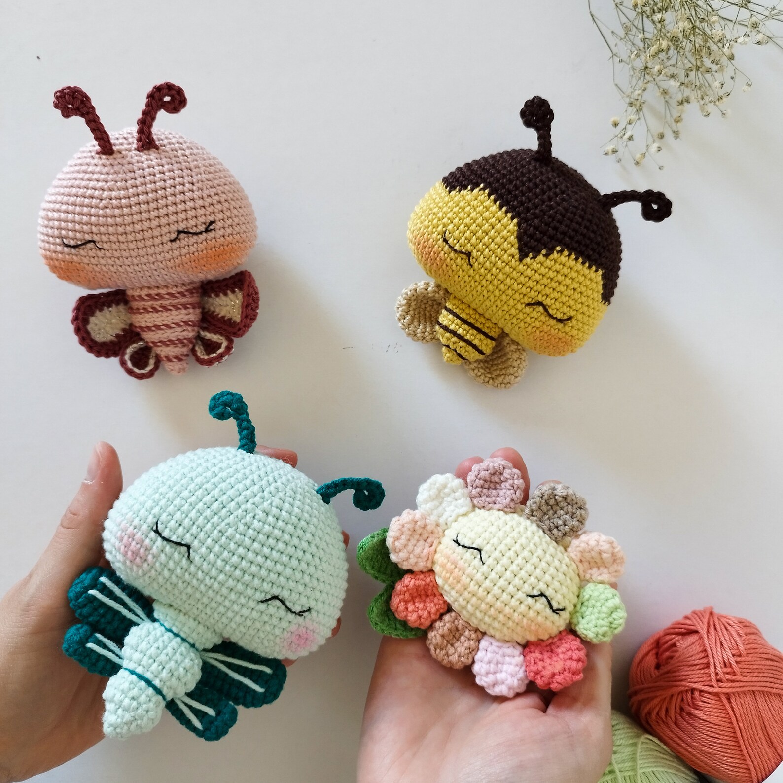 5 in 1/ Amigurumi Animals Five Pattern English Pattern - Etsy