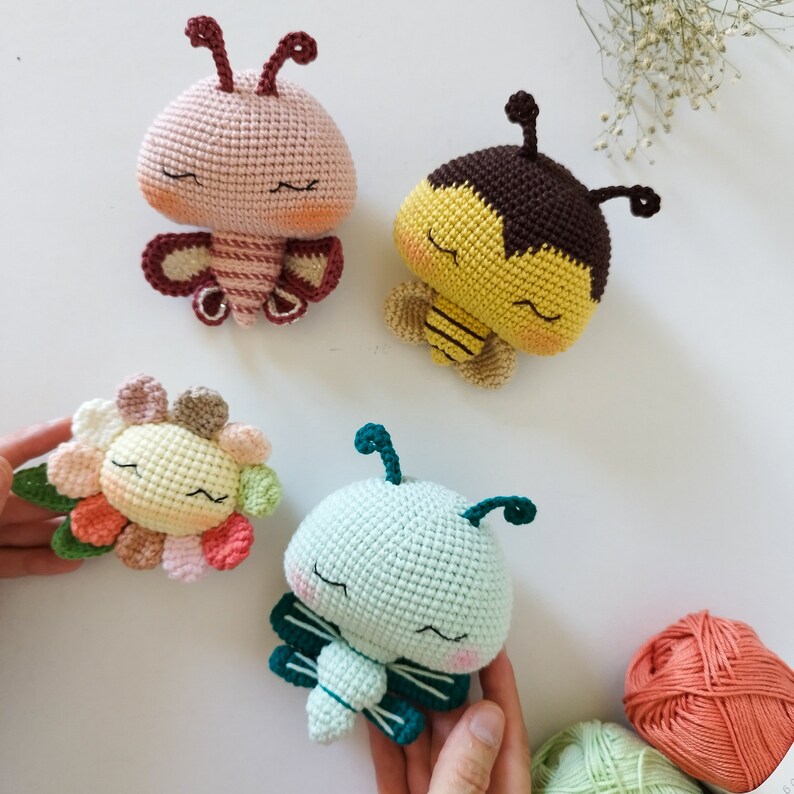 5 in 1/ Amigurumi Animals Five Pattern English Pattern - Etsy