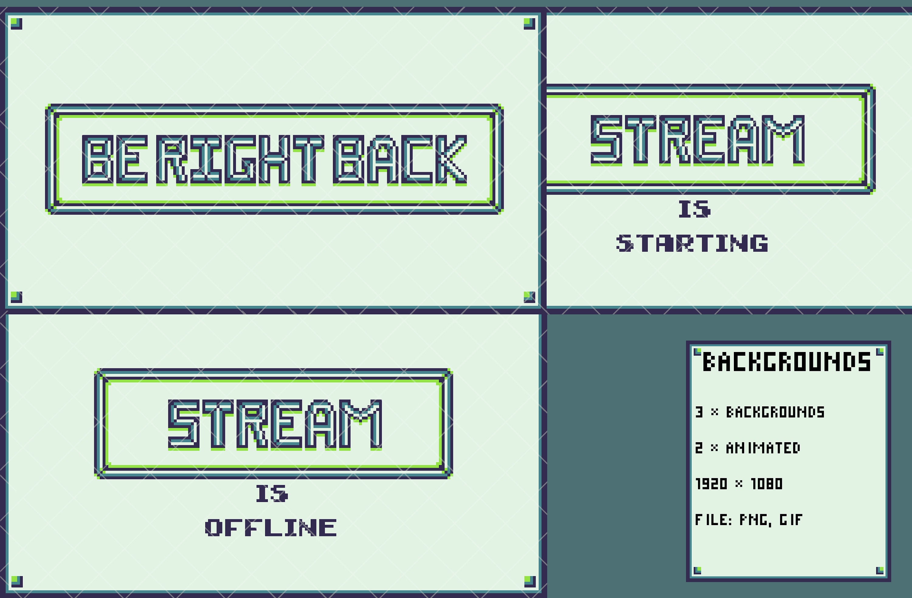 Animated Twitch Backgrounds Overlay Retro Zelda Theme - Etsy