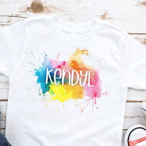 Kids Paint Splatter Shirt - Etsy