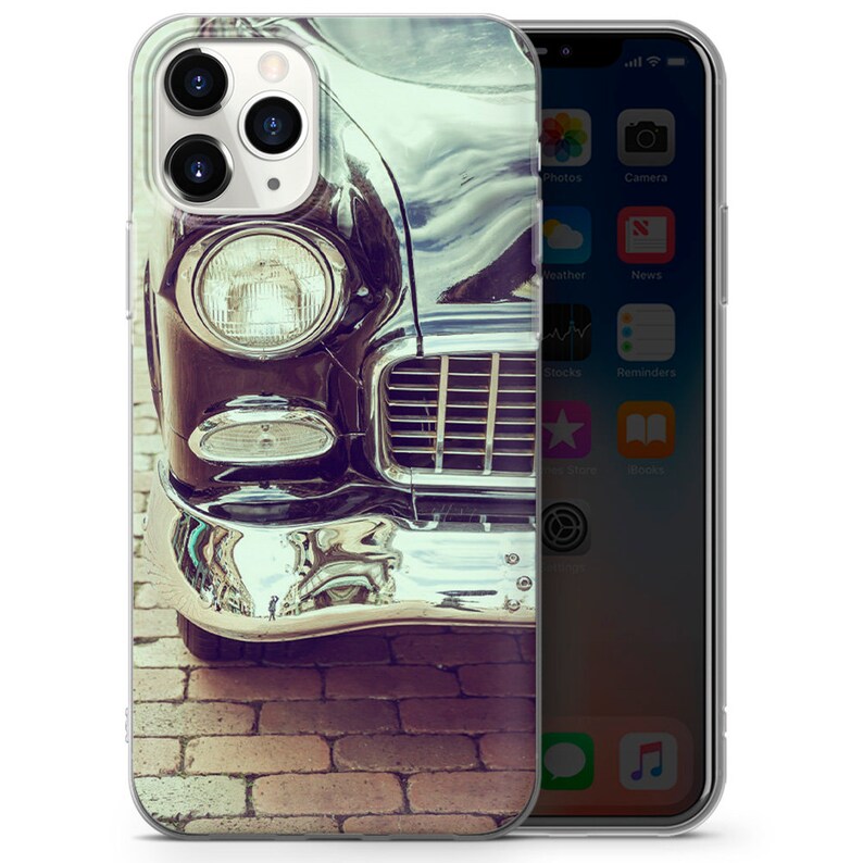 Retro Cars Phone Case Cover for iPhone 7, 8+, XS, XR, 11PRO & Samsung ...