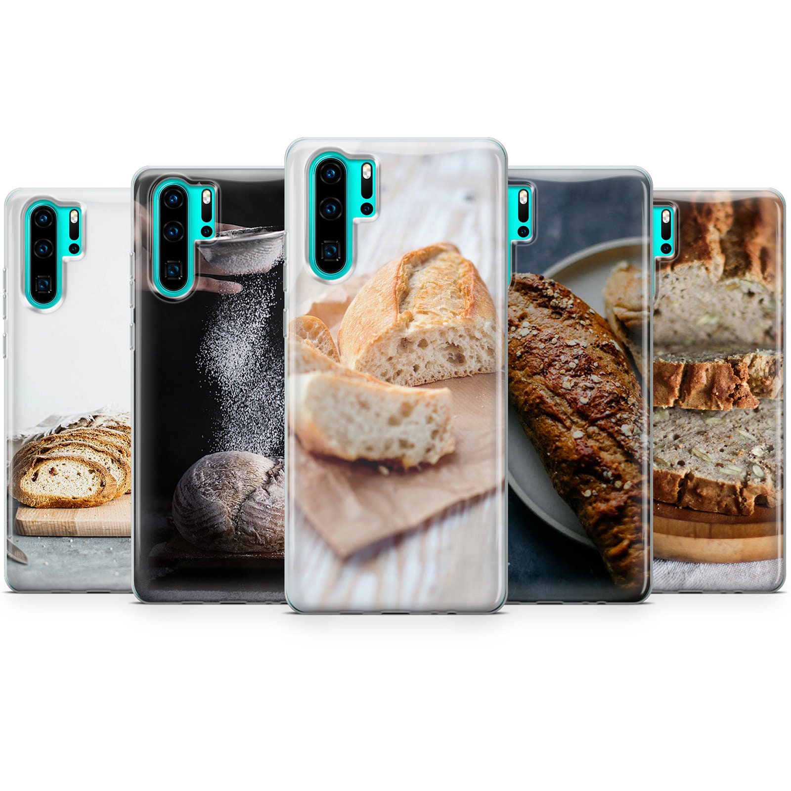 Bread Phone Case Cover for iPhone 7, 8+, XS, XR, 11PRO & Samsung S10 ...