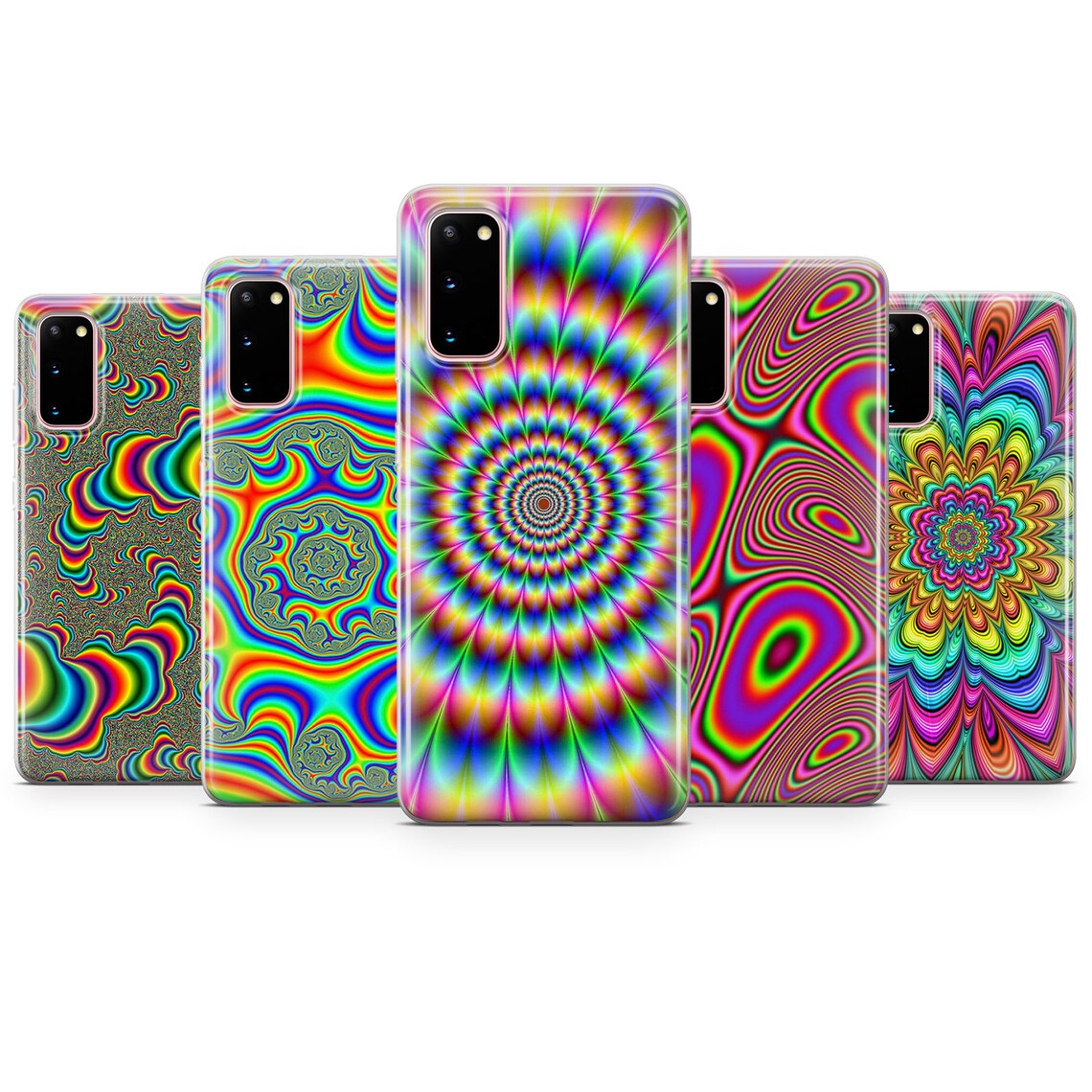Psychedelic Trippy Phone Case Cover for iPhone 7, 8+, XS, XR, 11PRO ...