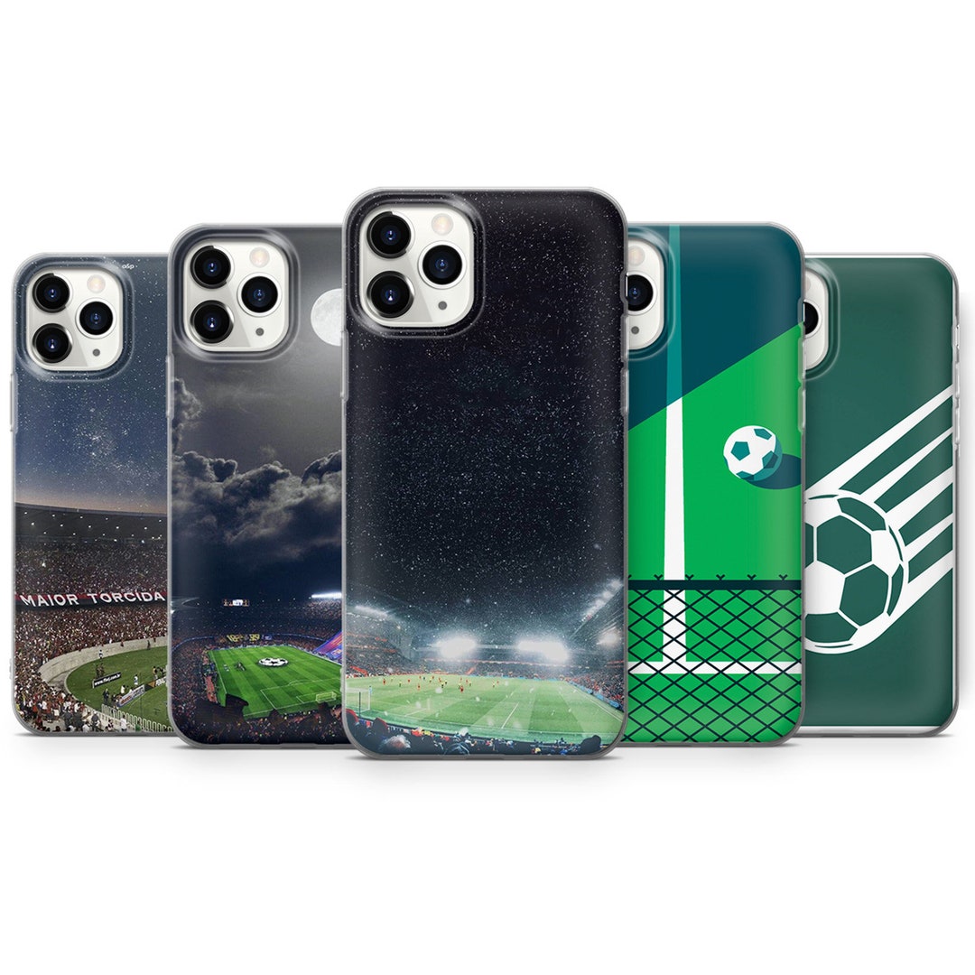Soccer Phone Case Cover for iPhone 7, 8+, XS, XR, 11PRO & Samsung S10 ...