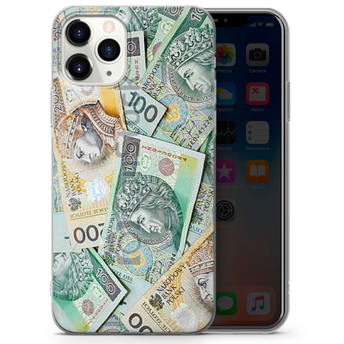 Money Phone Case Cover for iPhone 7, 8+, XS, XR, 11PRO & Samsung S10 ...