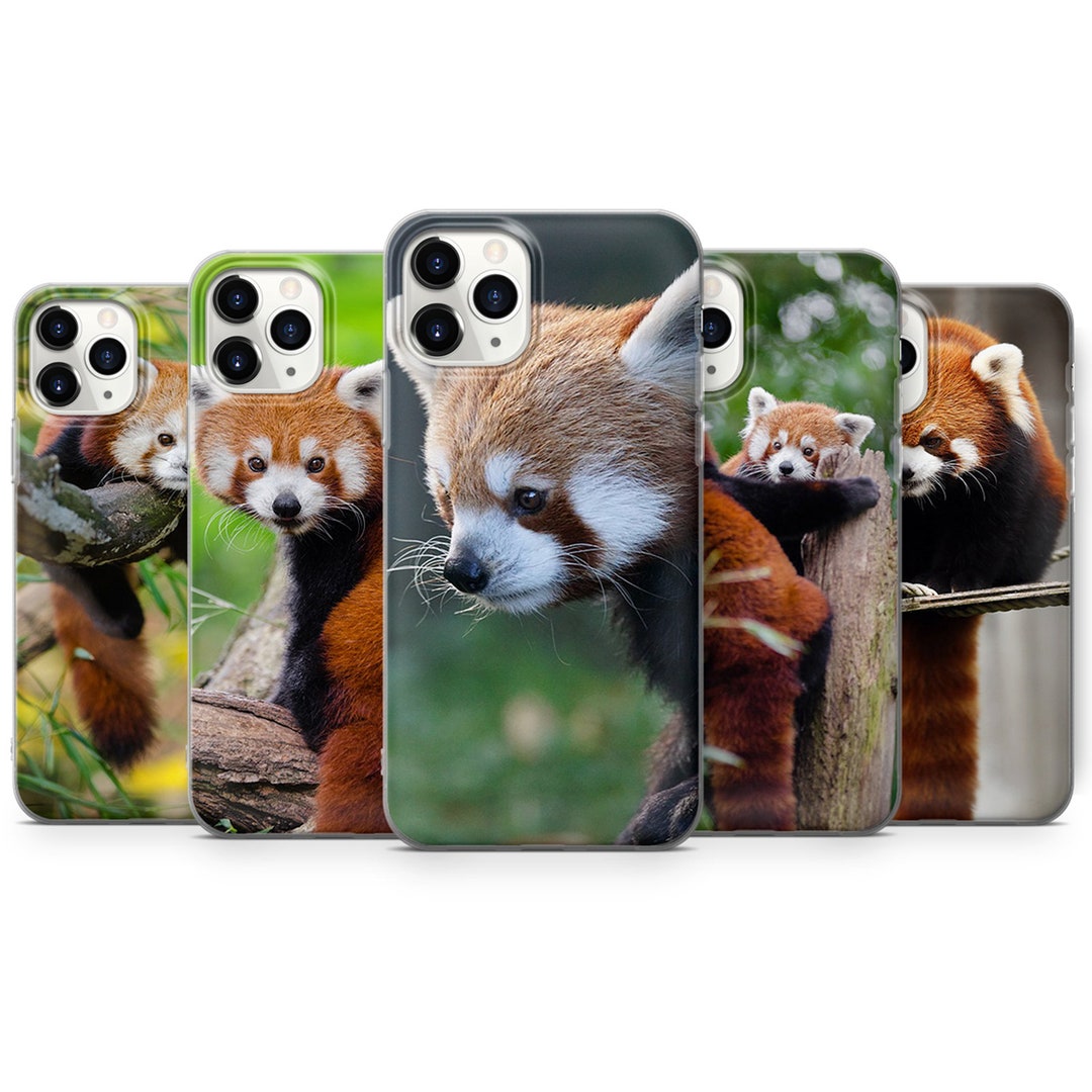 Red Panda Phone Case Cover for iPhone 7, 8+, XS, XR, 11PRO & Samsung ...