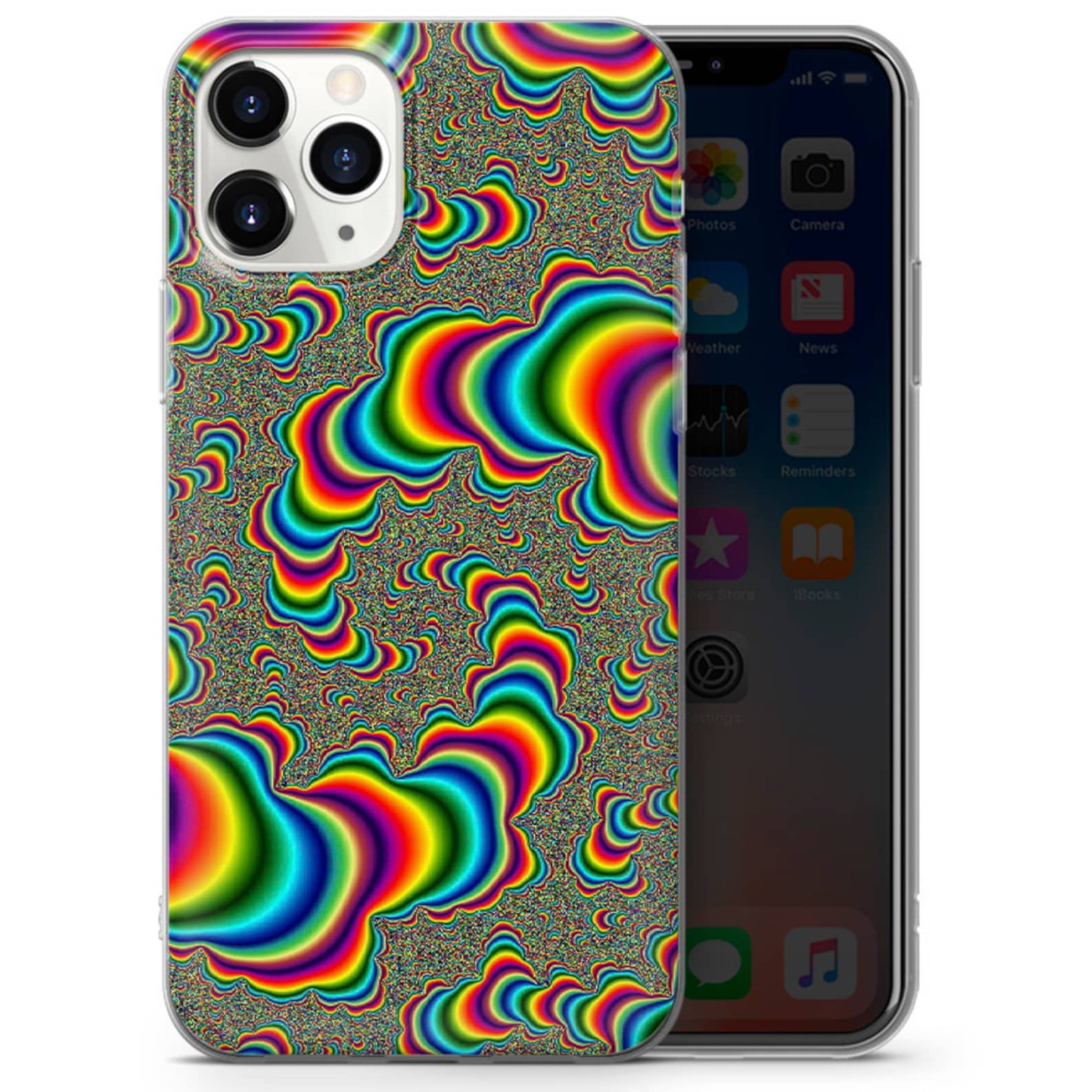 Psychedelic Trippy Phone Case Cover for iPhone 7 8 XS XR | Etsy