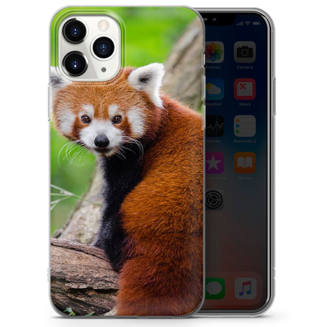 Red Panda Phone Case Cover for iPhone 7, 8+, XS, XR, 11PRO & Samsung ...