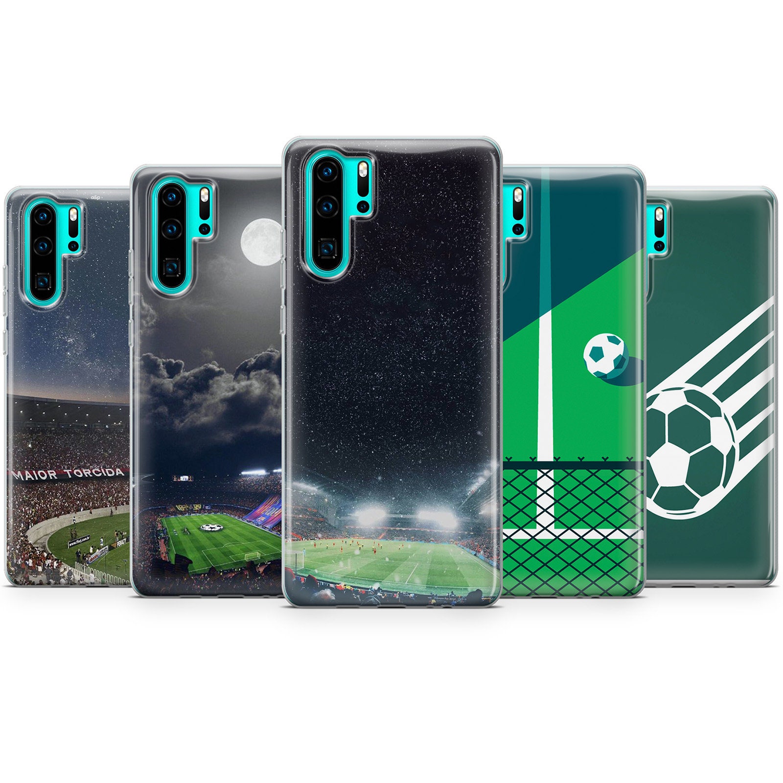 Soccer Phone Case Cover for iPhone 7, 8+, XS, XR, 11PRO & Samsung S10 ...