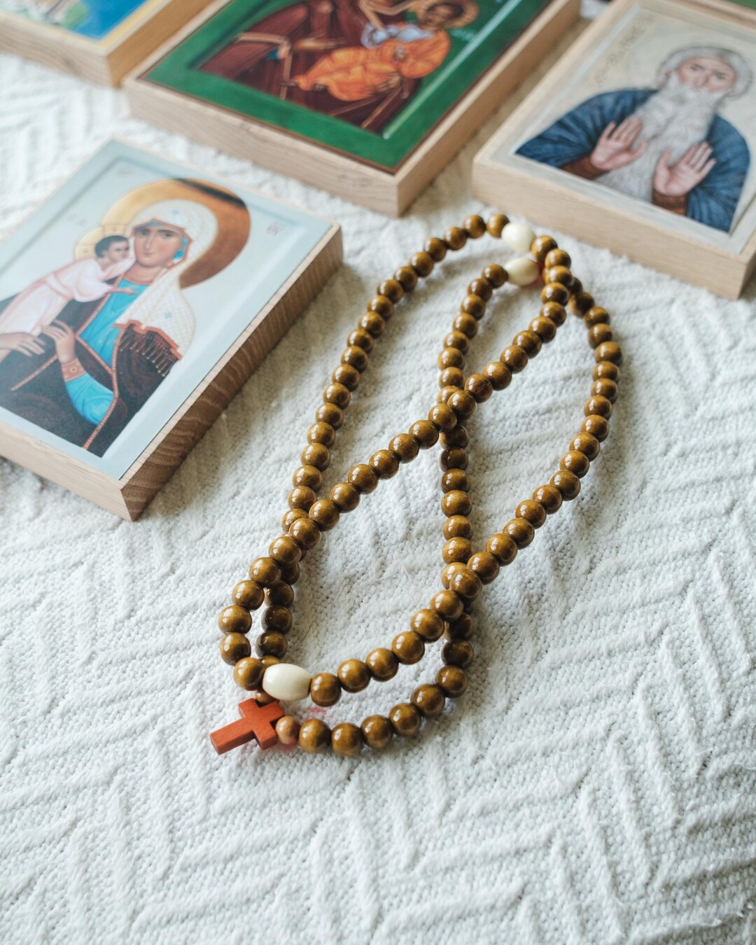 100 Bead Prayer Rope (cinnamon Color) - Etsy