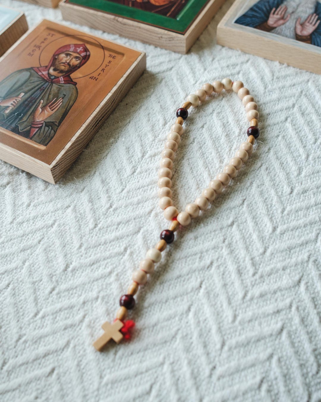 33 Bead Prayer Rope (blonde Color) - Etsy