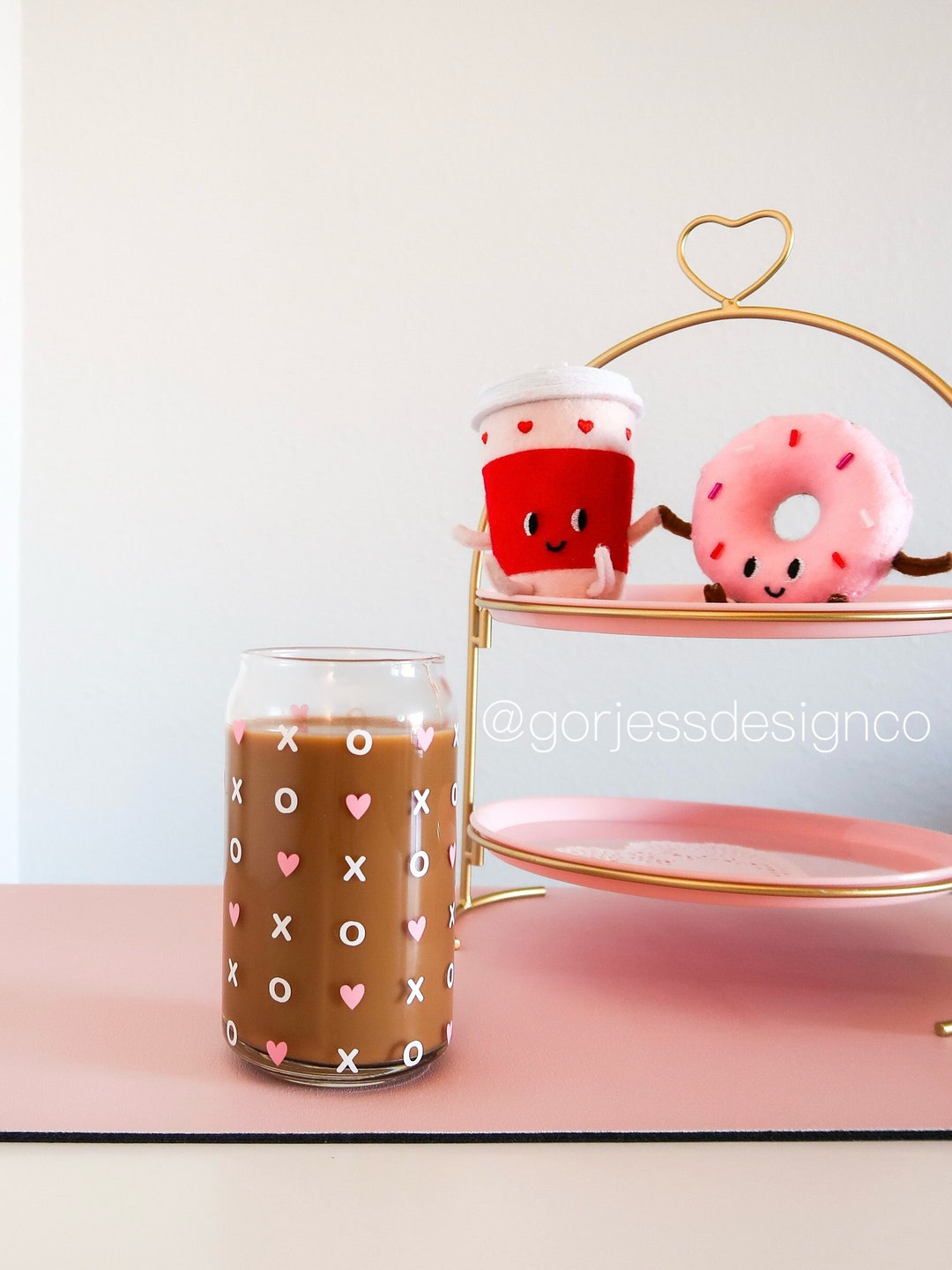 XOXO 16 Oz Glass Can Valentine's Day Gift for Her Magical Glassware ...