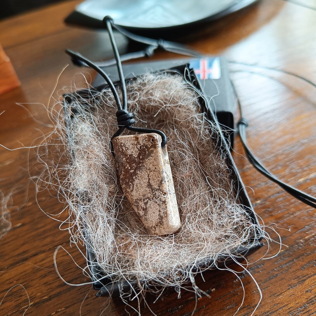 Iceland Rhyolite Volcanic Rock Necklace - Etsy