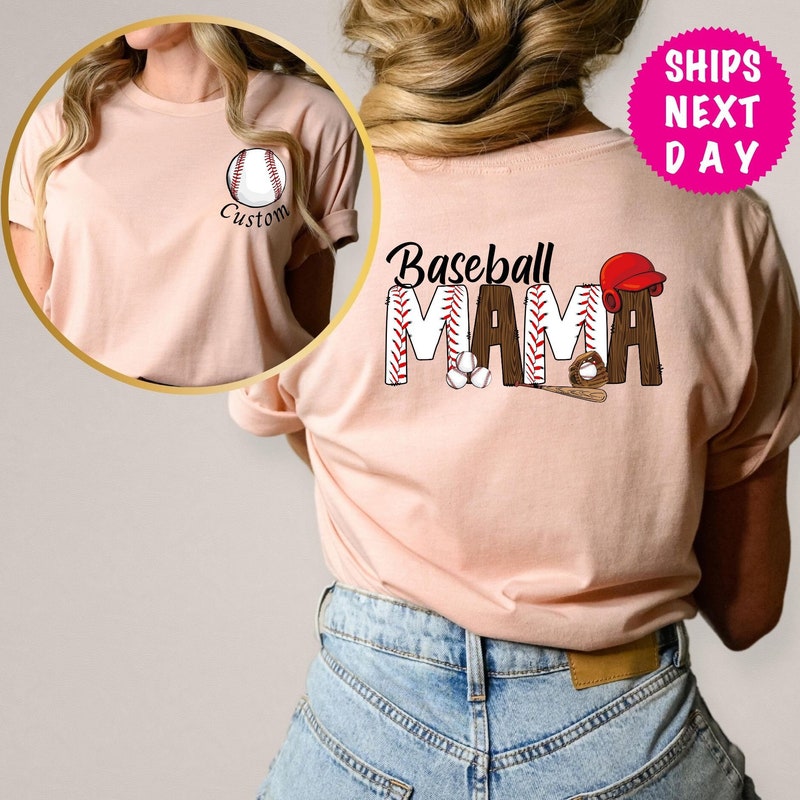 Mom Baseball Shirt - Etsy