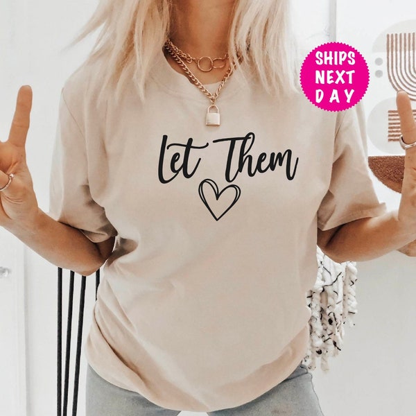 Let Them T Shirt - Etsy