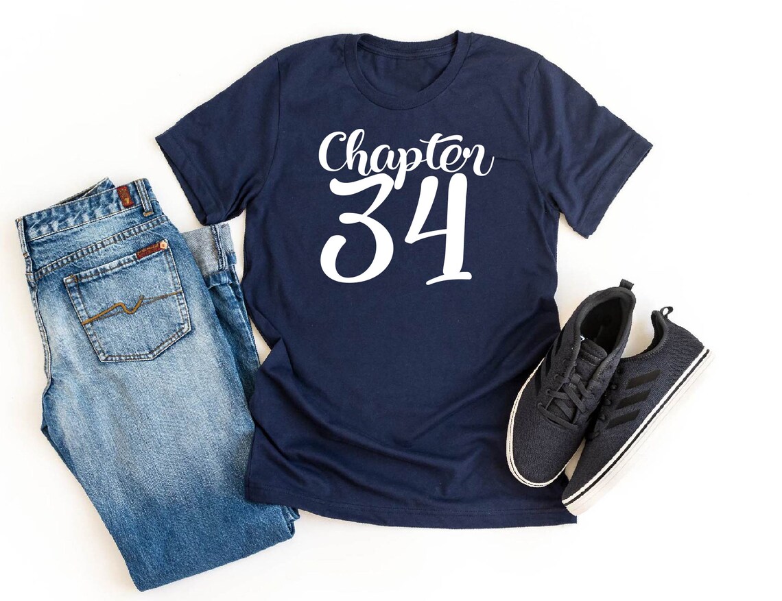 Chapter Thirty Four Shirt 34th Birthday Party Shirt Fabulous - Etsy