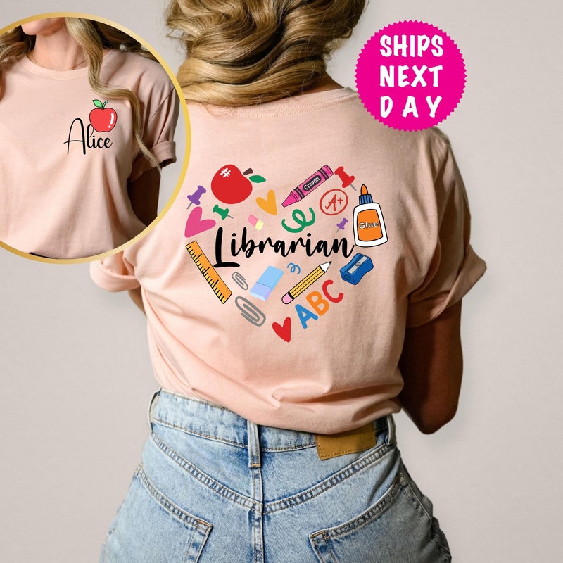 Librarian Tshirt - Etsy