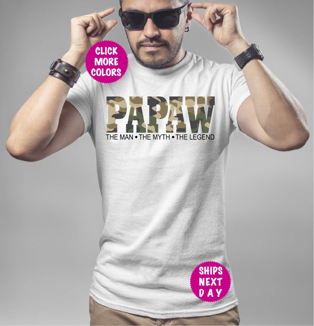 Papaw Shirt, Legend Papaw Shirt, Fathers Day Gift, Gift for Papa ...