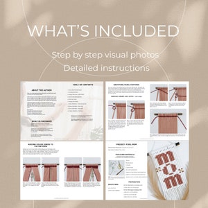 MACRAME PIXEL MOM Pattern / Macrame Pattern/ Mother Pattern/ Macrame Guide / Macrame Tutorial ...