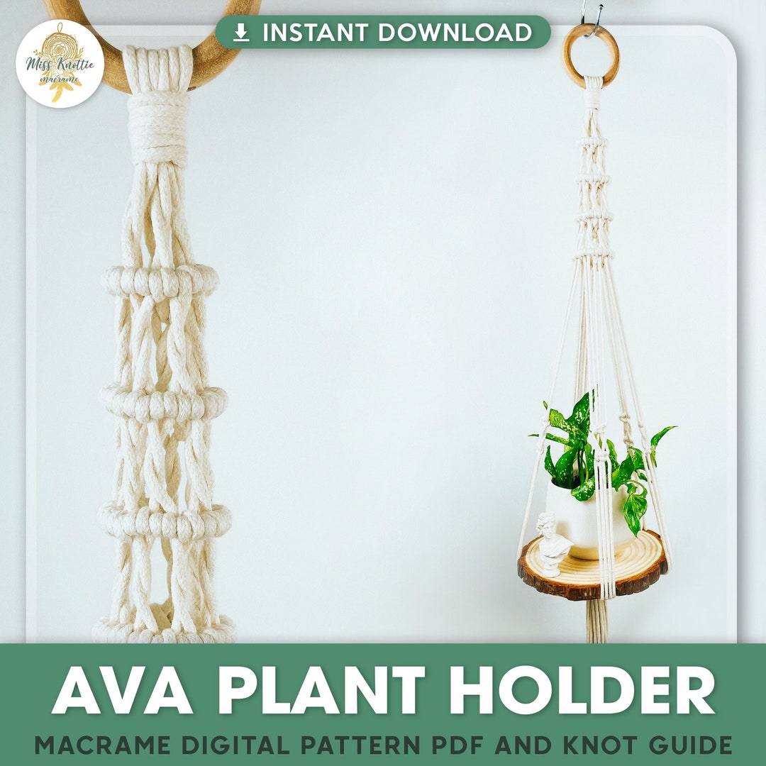 Macrame Plant Holder Pattern / Plant Hanger/ Macrame Pattern / Macrame ...