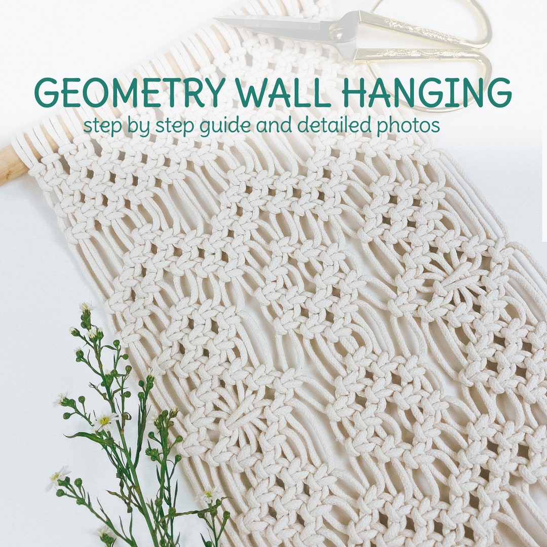 MACRAME GEOMETRY WALLHANGING/ Macrame Wall Hanging / Macrame Tutorial / Wall Decor / How to ...