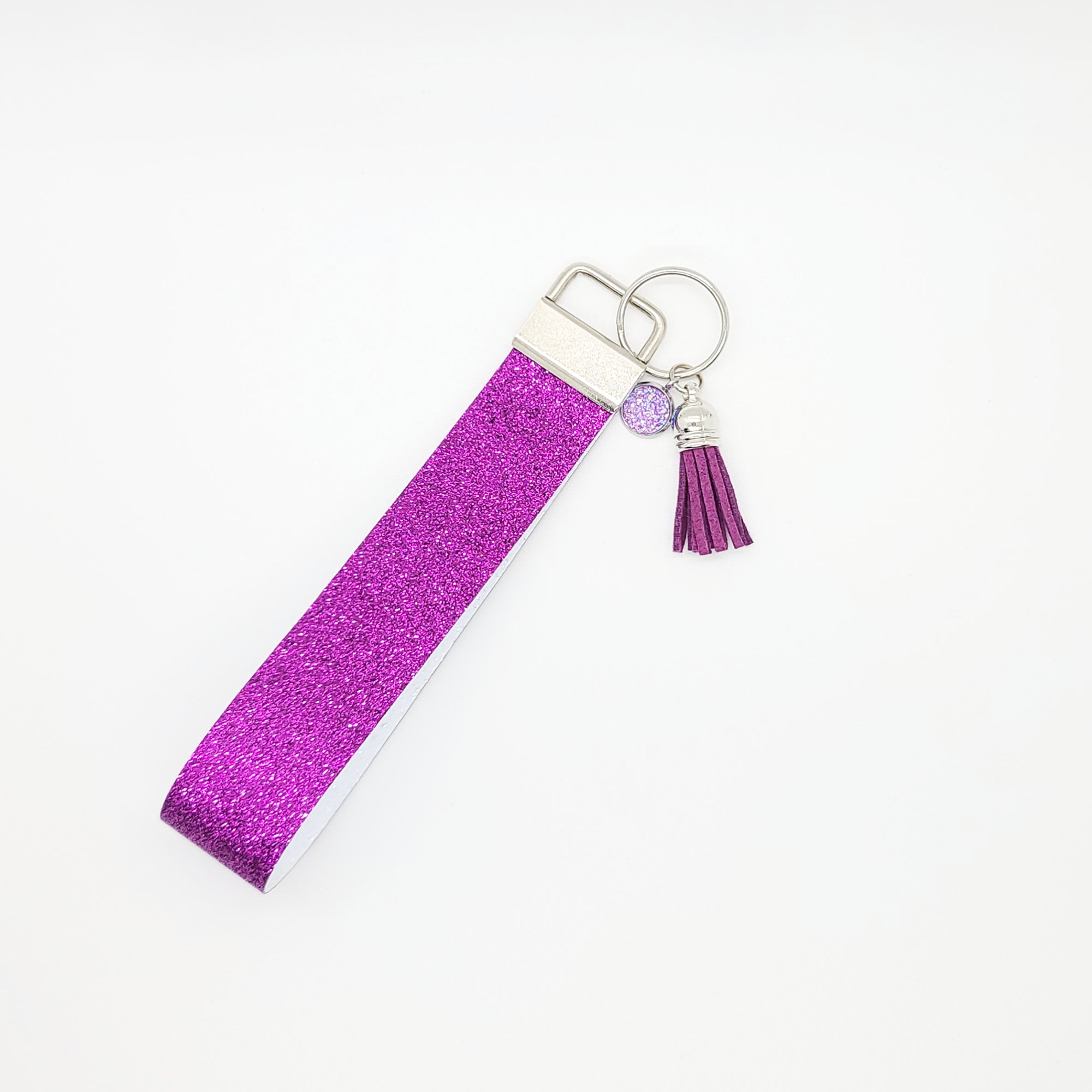 Assorted Glitter Keychain Key Fob Keychains Safe Keyrings Protection ...
