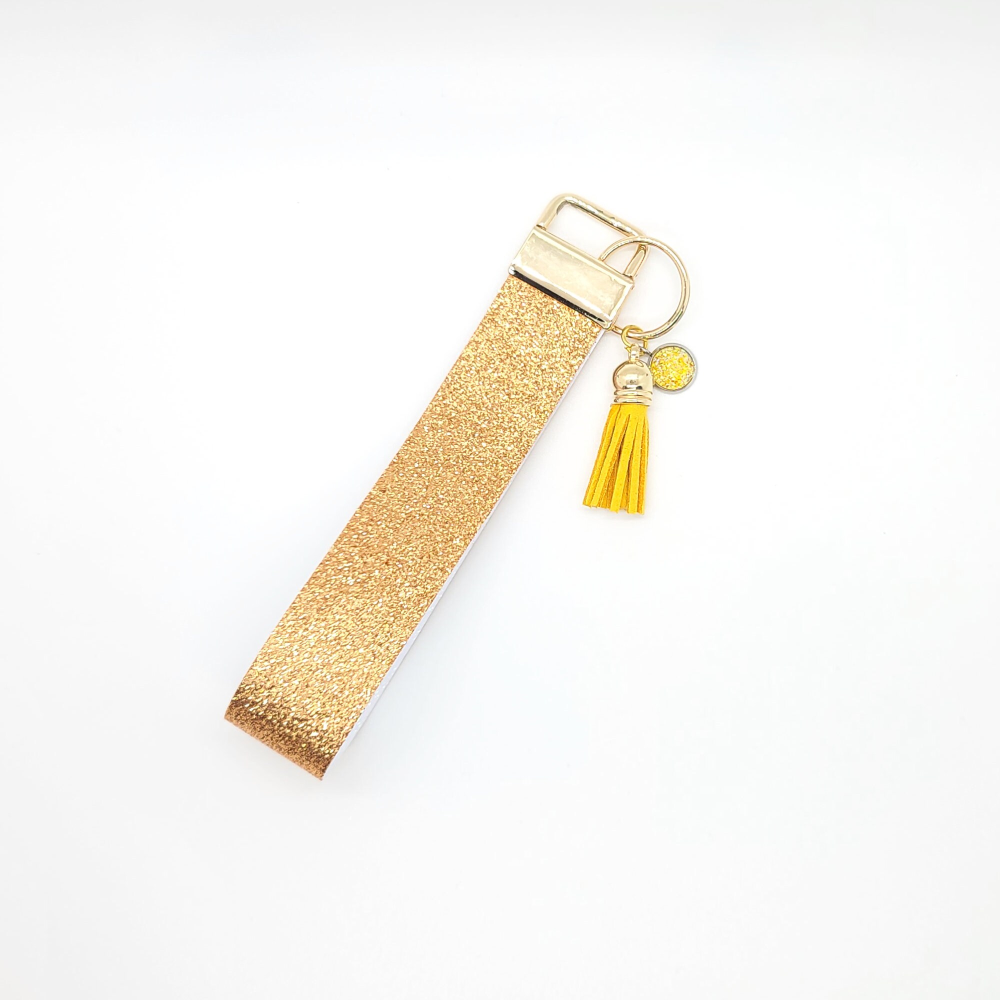 Assorted Glitter Keychain Key Fob Keychains Safe Keyrings Protection ...