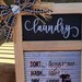 Laundry Room Decor, Washboard Sign, Laundry Schedule, Farmhouse Decor ...