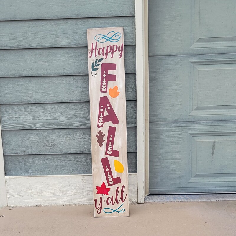 Tall Fall Sign - Etsy