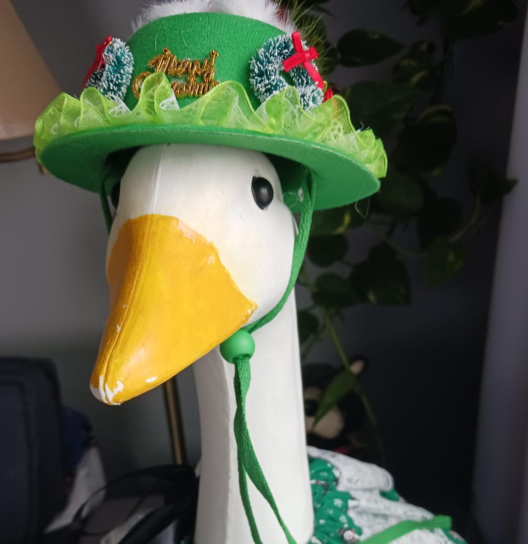 Christmas Porch Goose Hat - Etsy