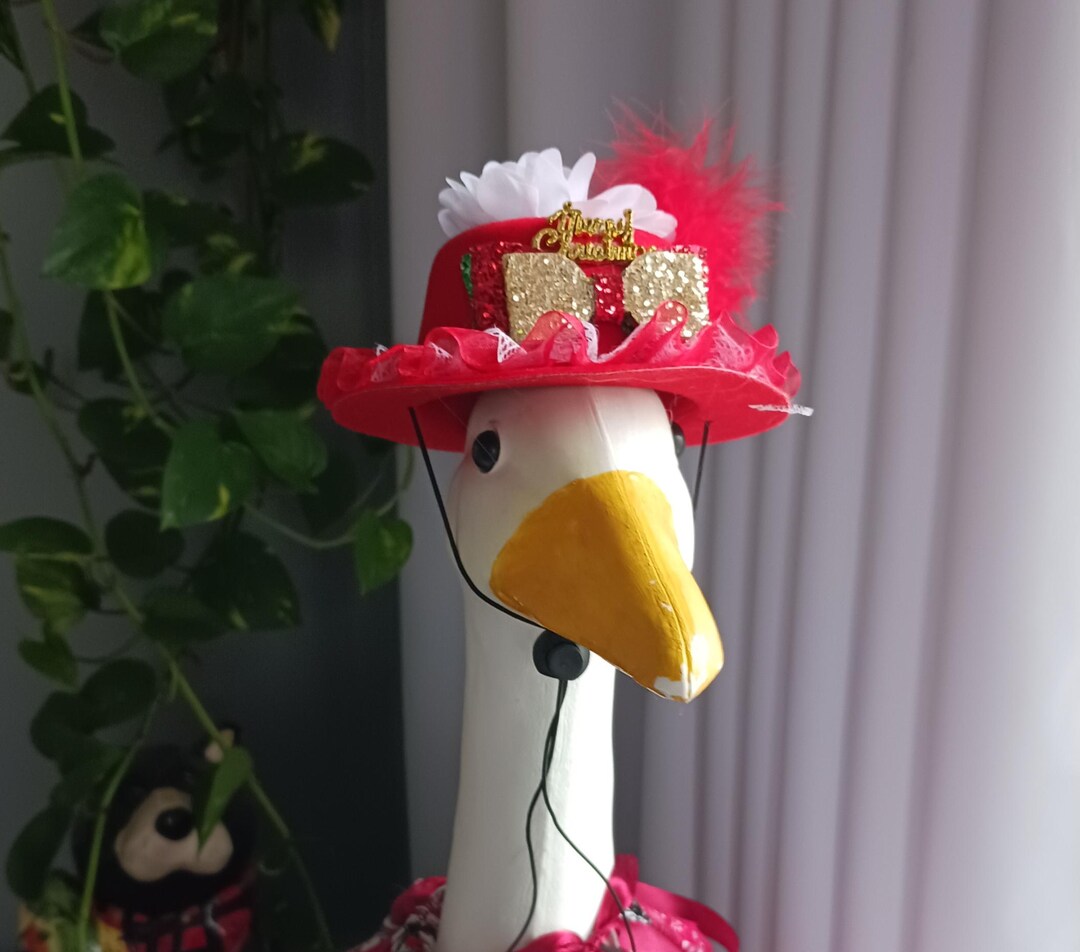 Christmaa Porch Goose Hat - Etsy