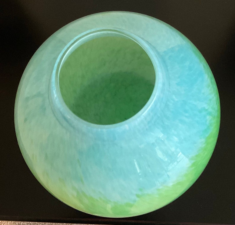 Pear Shaped Blown Glass Vase Vintage - Etsy