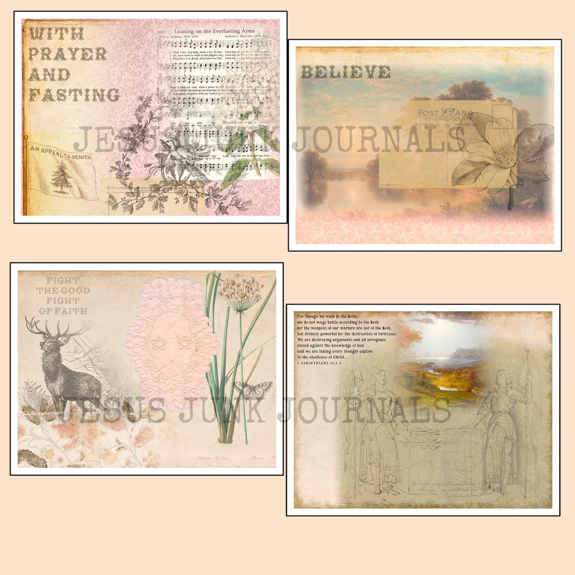 Prayer War Room Journal Main Kit, Digital Download, Jesusjunkjournals ...