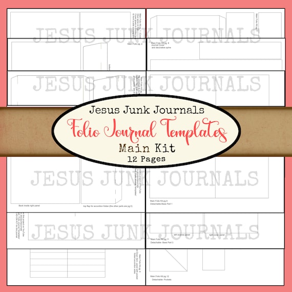 Folio Journal Templates Main Kit Digital Download - Etsy