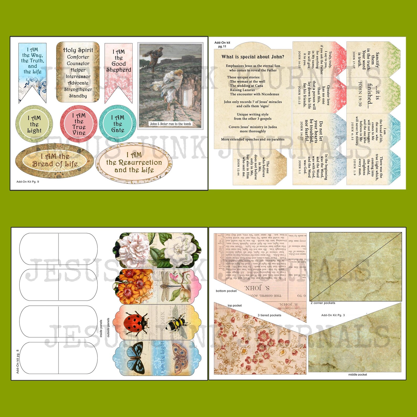 The Book of John Journal Add-on Kit, King James Version, Digital ...