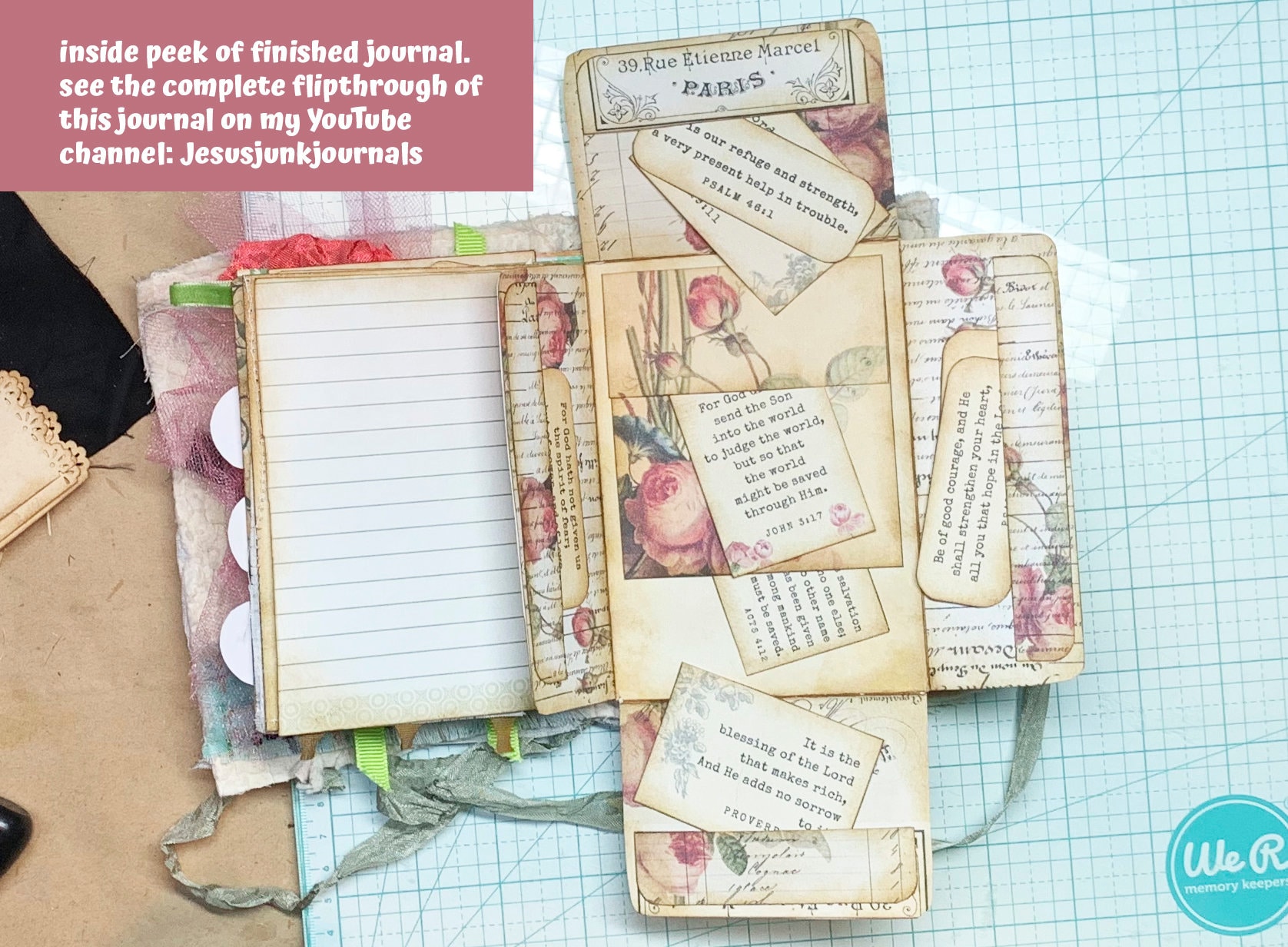 ENCOURAGE Mini-journal Kit Digital Junk Journal Kit - Etsy