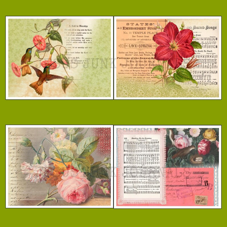 The Book of John Journal Main Kit, Digital Junk Journal ...