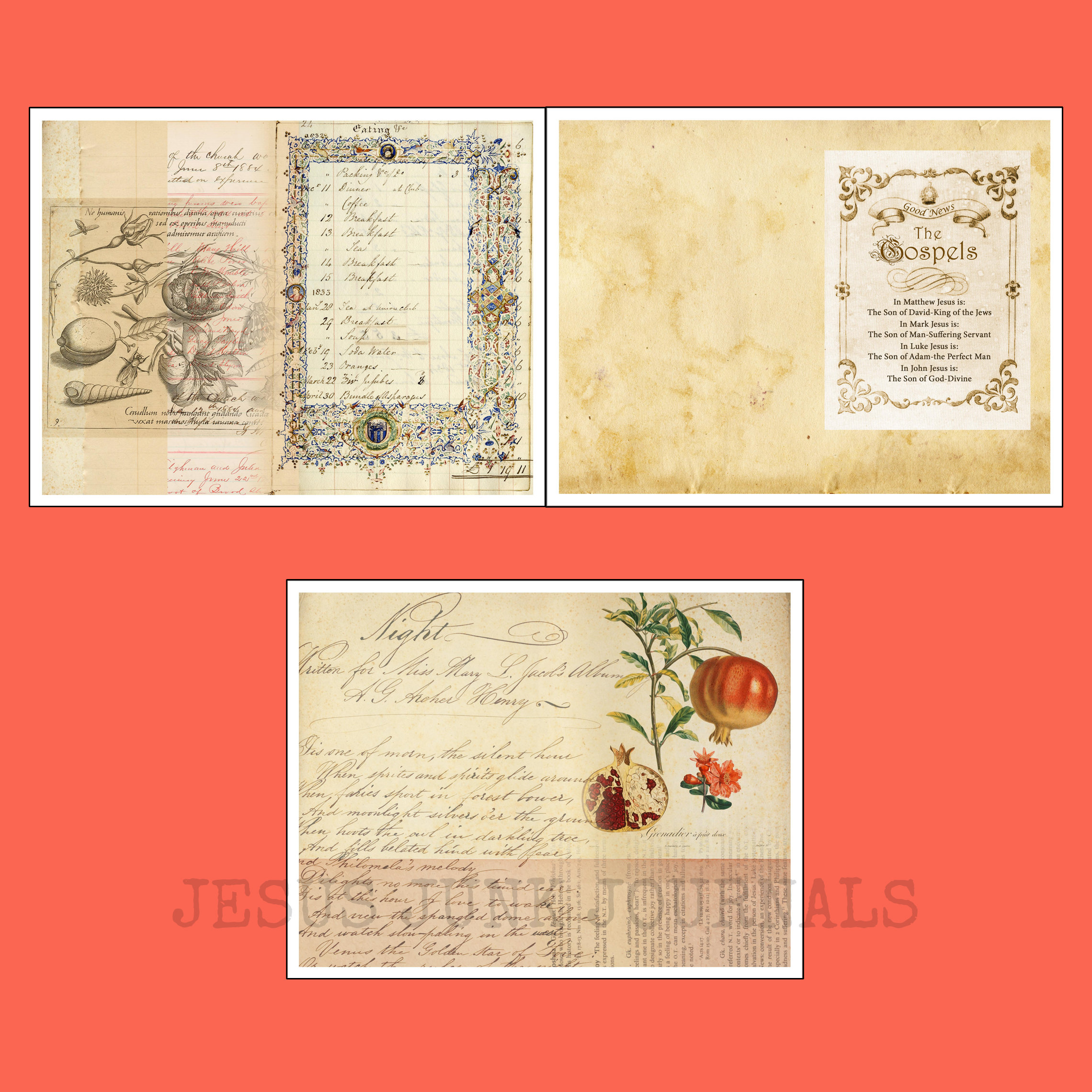 Book of Mark Junk Journal Digital Main Kit, Bible - Etsy
