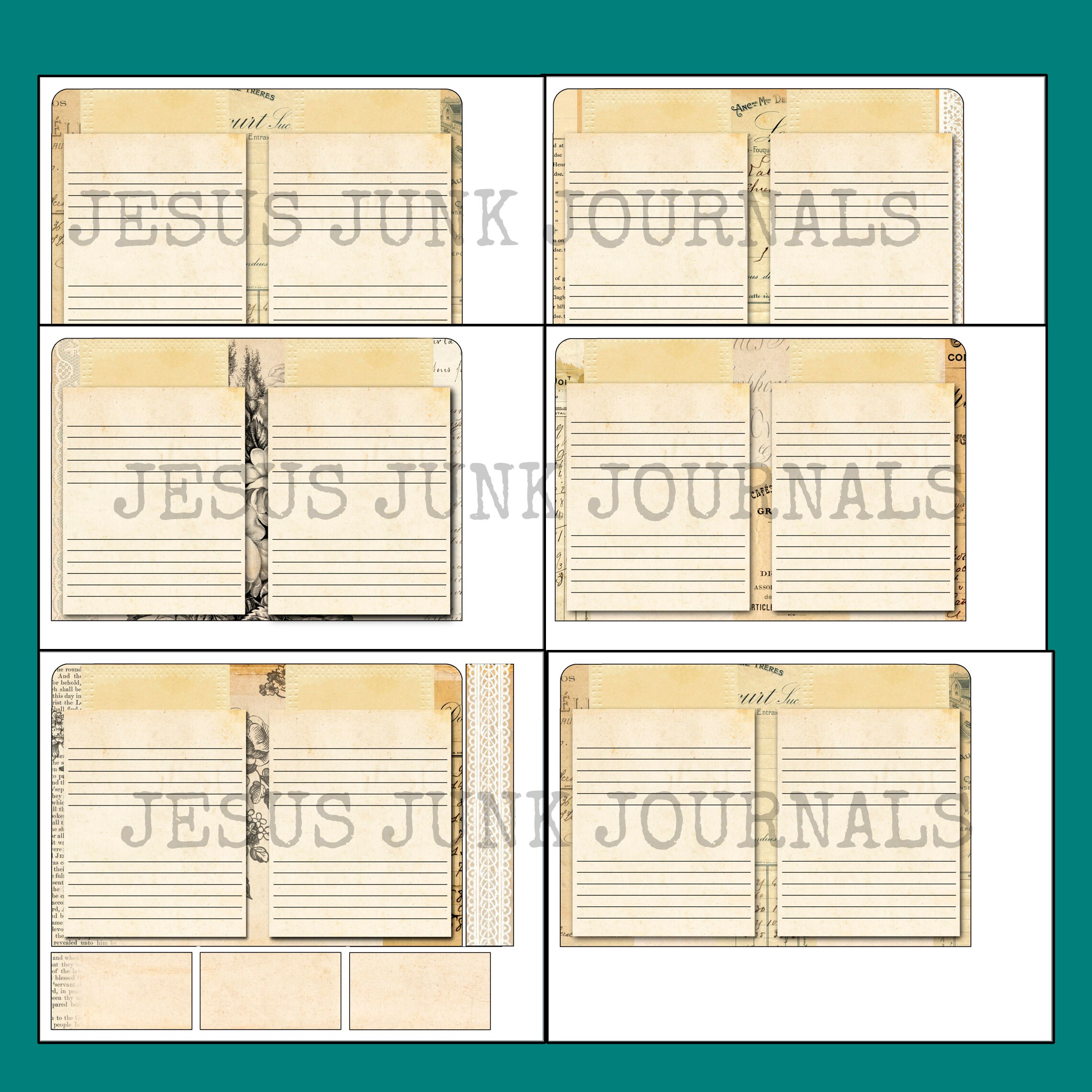 Blank Planner Main Kit, Create Any Kind of Planner-diet, Gardening ...