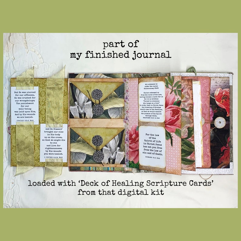 Healing Folio, Main Kit, Digital Printable From Jesusjunkjournals - Etsy