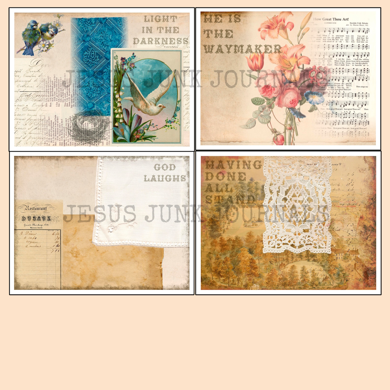Prayer War Room Journal Main Kit, Digital Download, Jesusjunkjournals ...