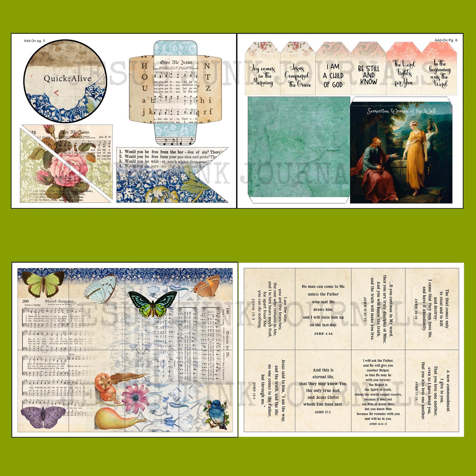 The Book of John Journal Add-on Kit, King James Version, Digital ...