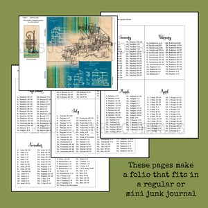 Masculine Gift Folios, Read the Bible in a Year Chart and Notepad Made ...