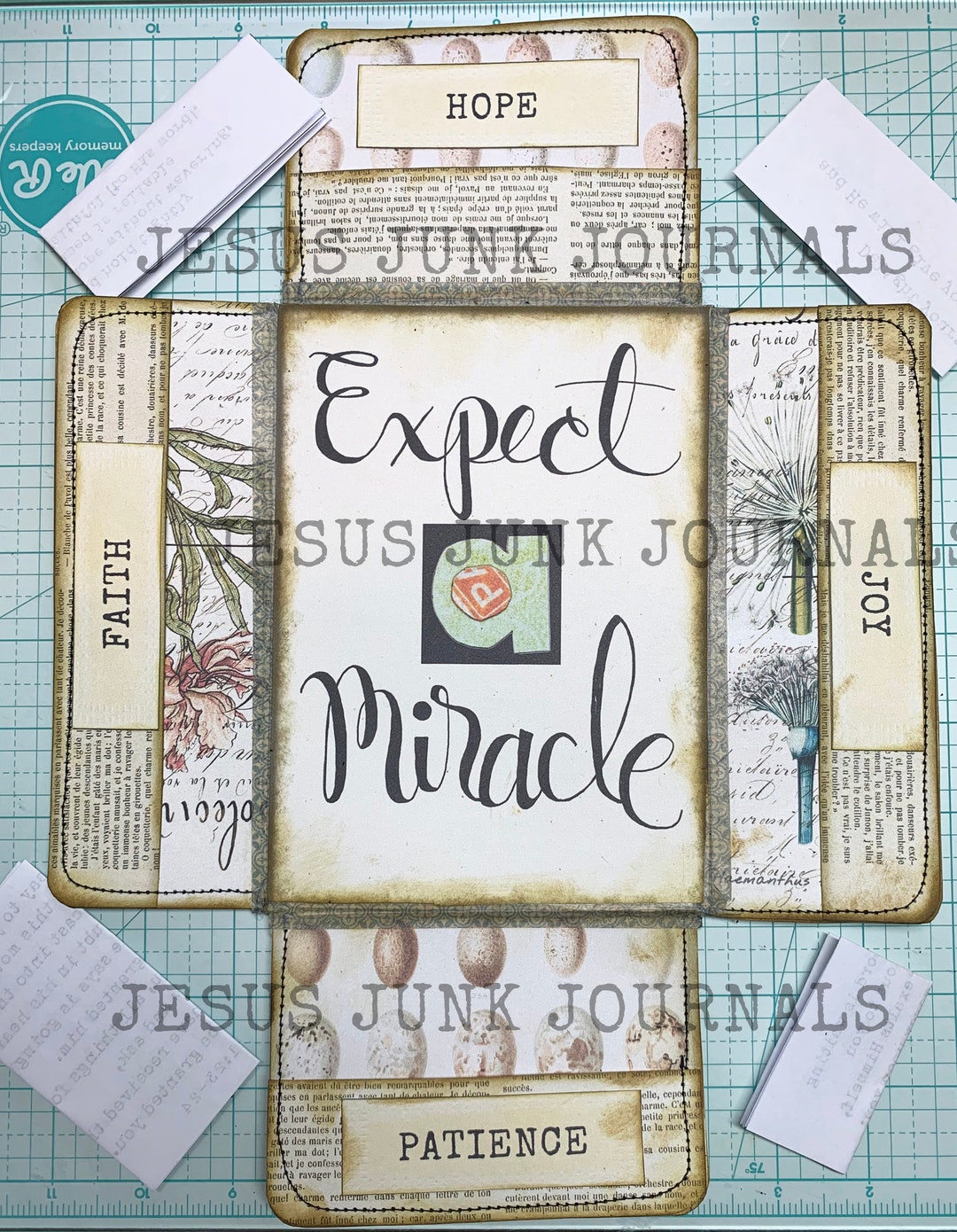 EXPECT A MIRACLE Folio Add-on Kit by Pam Sledd of Jesusjunkjournals - Etsy