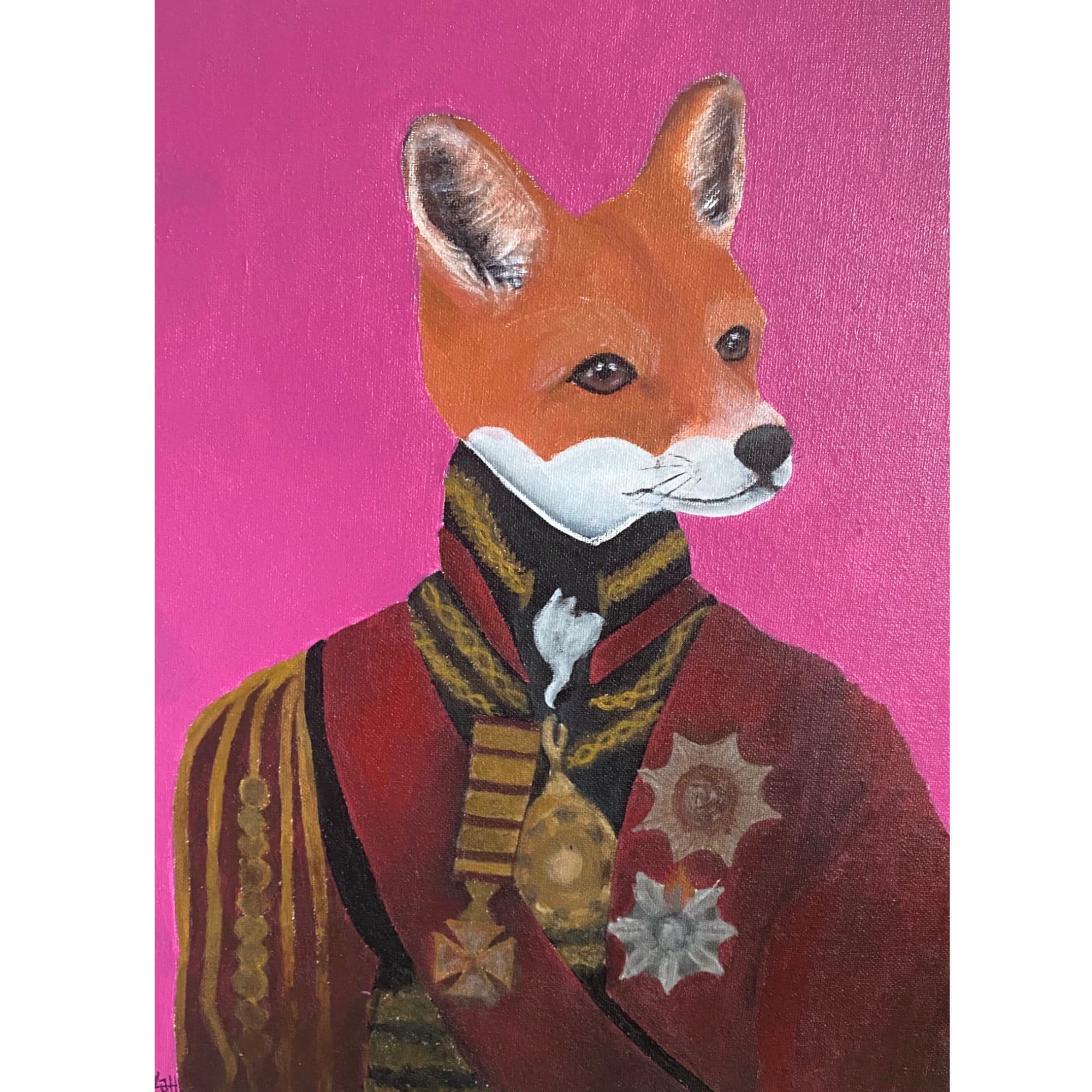 Commission Artwork - Animals in Uniforms - Etsy