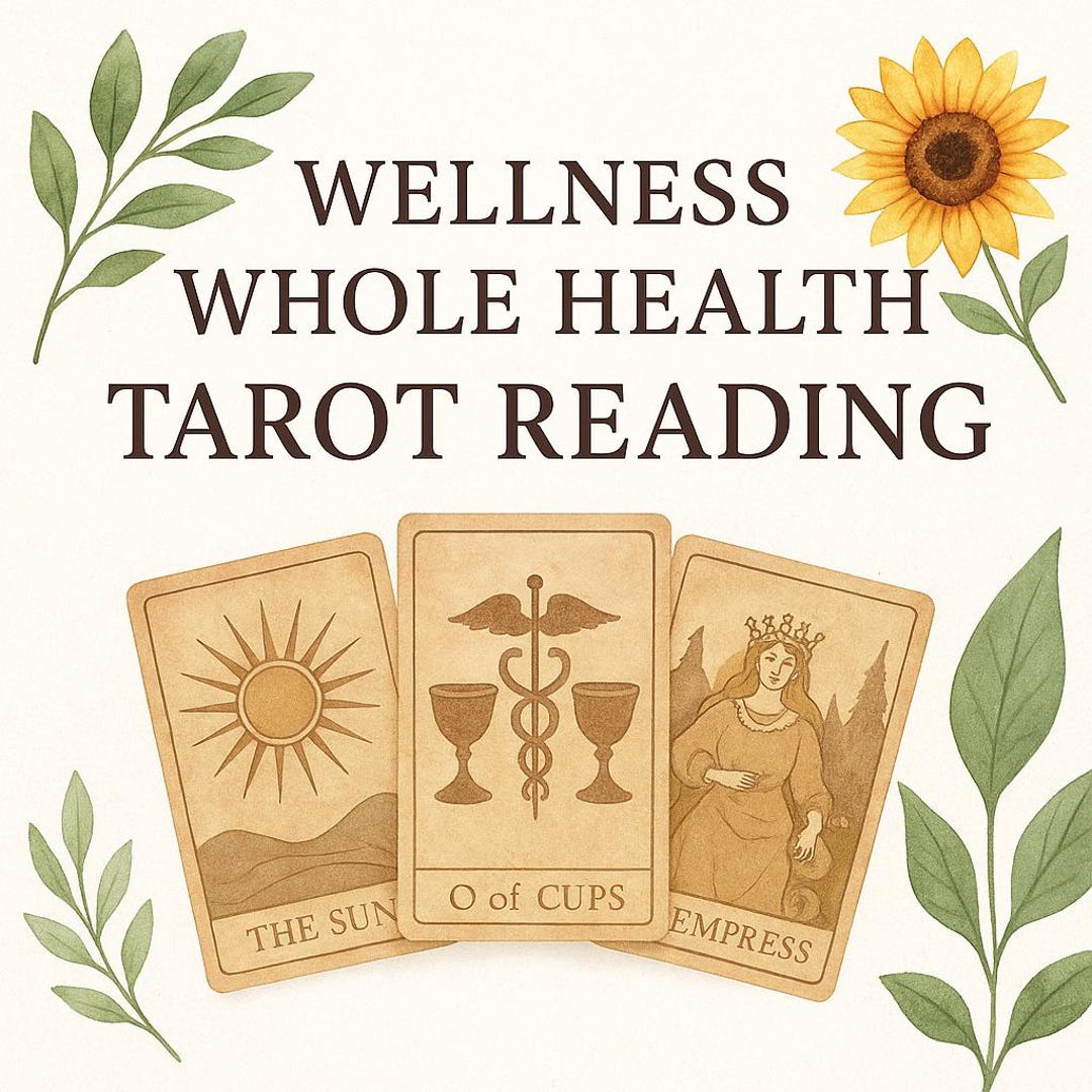 Wellness Whole Health Tarot Reading/ Mind, Body, Spirit Alignment. - Etsy