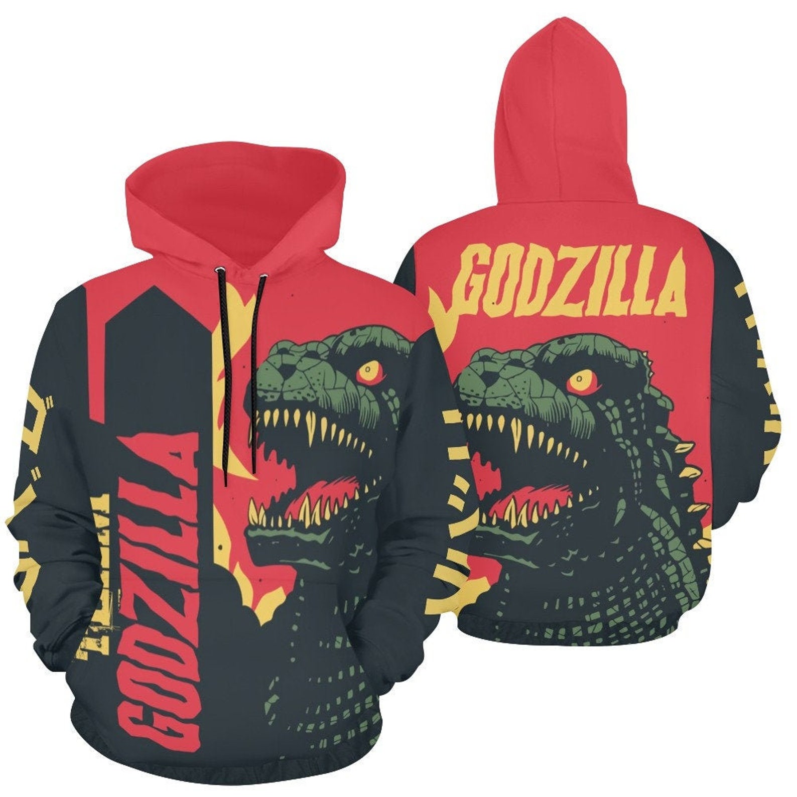 Godzilla Vs. Kong Team Godzilla Hoodie For Mens Womens And | Etsy